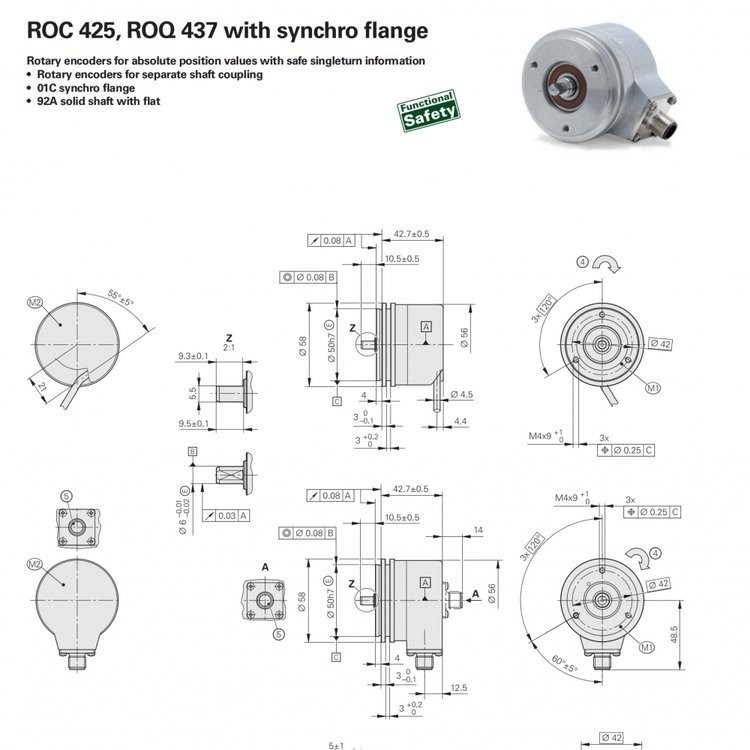 Germany HEIDENHAIN Encoder ROQ425Multiple Interfaces for Versatile ...