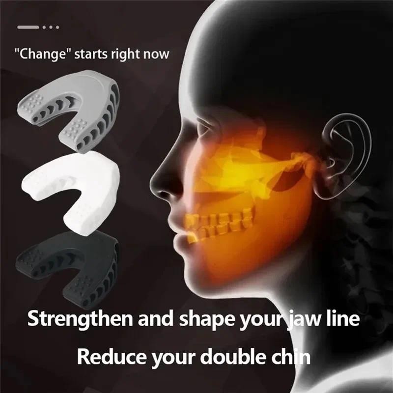 U Shape Jaw Exerciser New Facial Mouth Jawline Face Fitness Muscle Chew ...