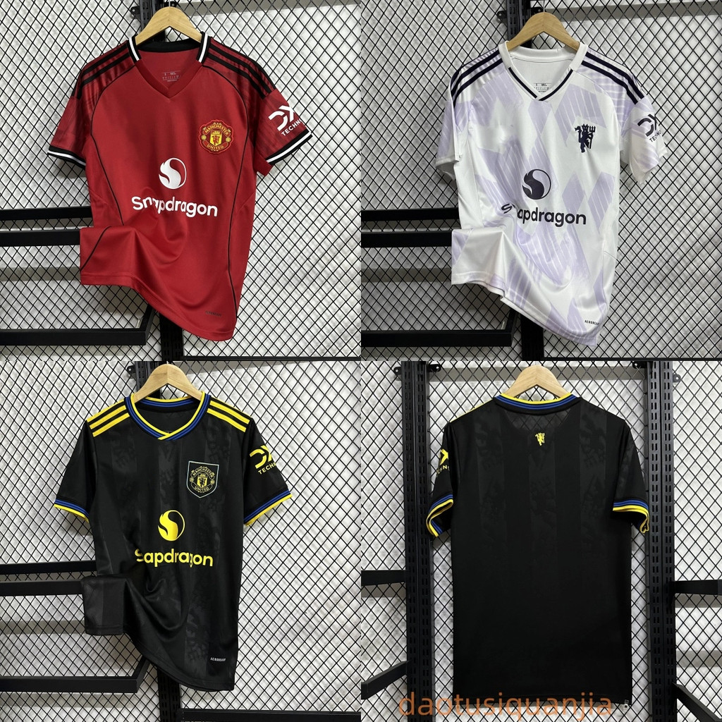 Fan Issue 2025-26 MU Jersey Home Away Third Football Shirt | Shopee ...