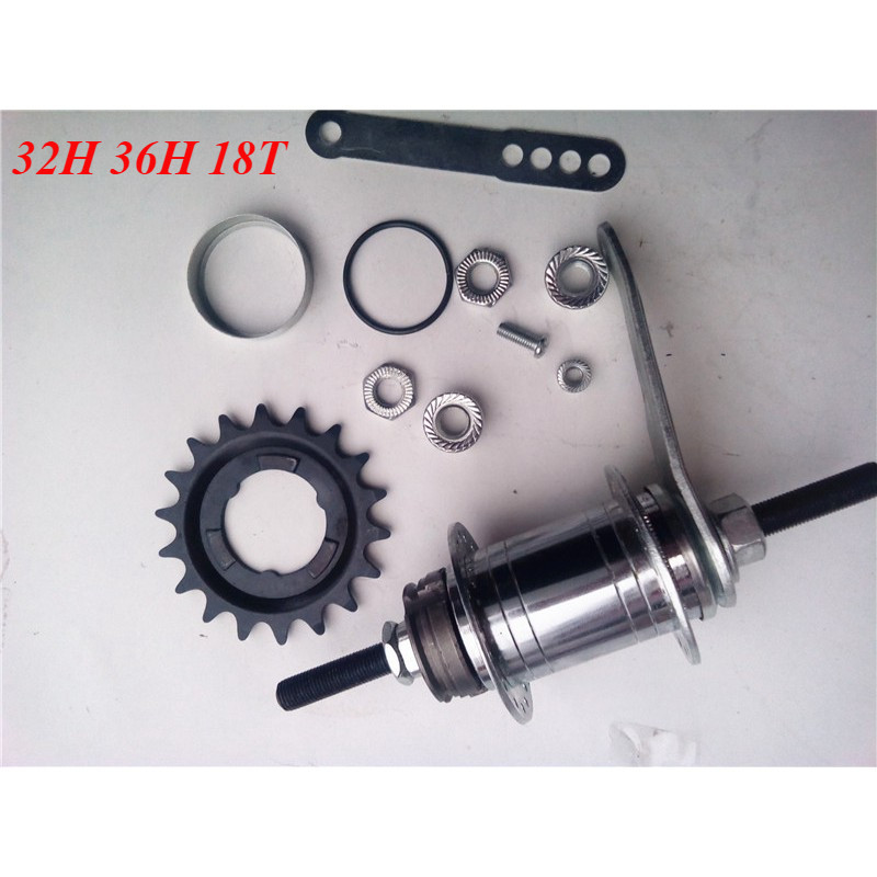 32H 36H 18T Bmx Fixie Bicycle Torpedo Brake Rear Hub Fixie BIke Foot ...