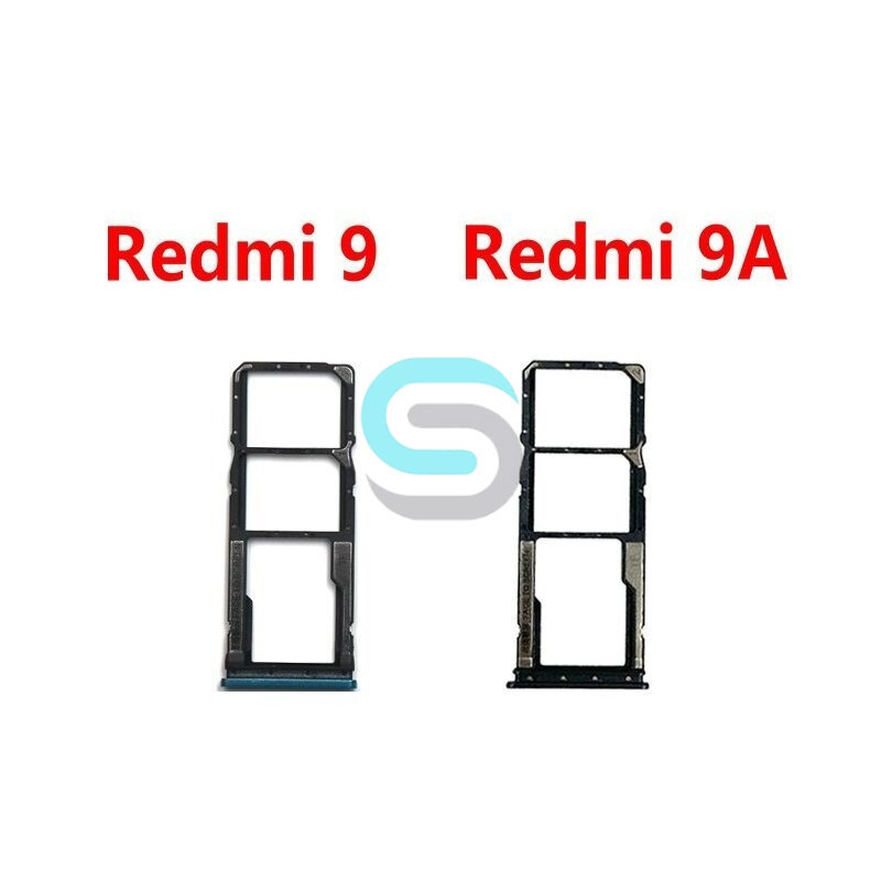 For Xiaomi Redmi 9A 9 SIM Card Tray Slot Holder Adapter Socket | Shopee ...