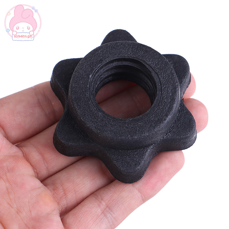 Xo94itn Dumbbell Hex Nut Dumbbell Rod Nut Spinlock Collars for Barbells ...