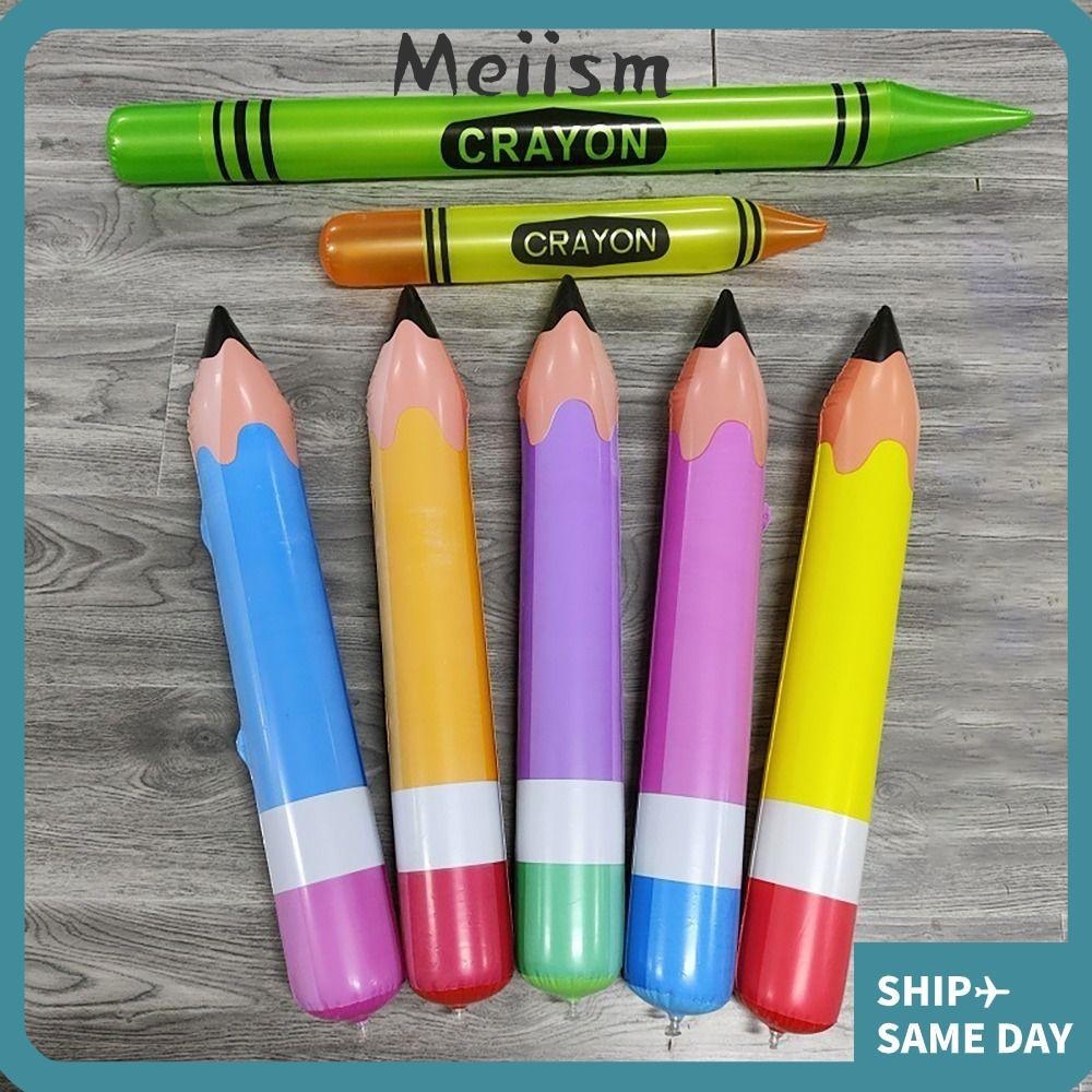 MEIISM Giant Pencil, Cartoon Themed Designs Wooden Big Wood Pencil, Fun ...