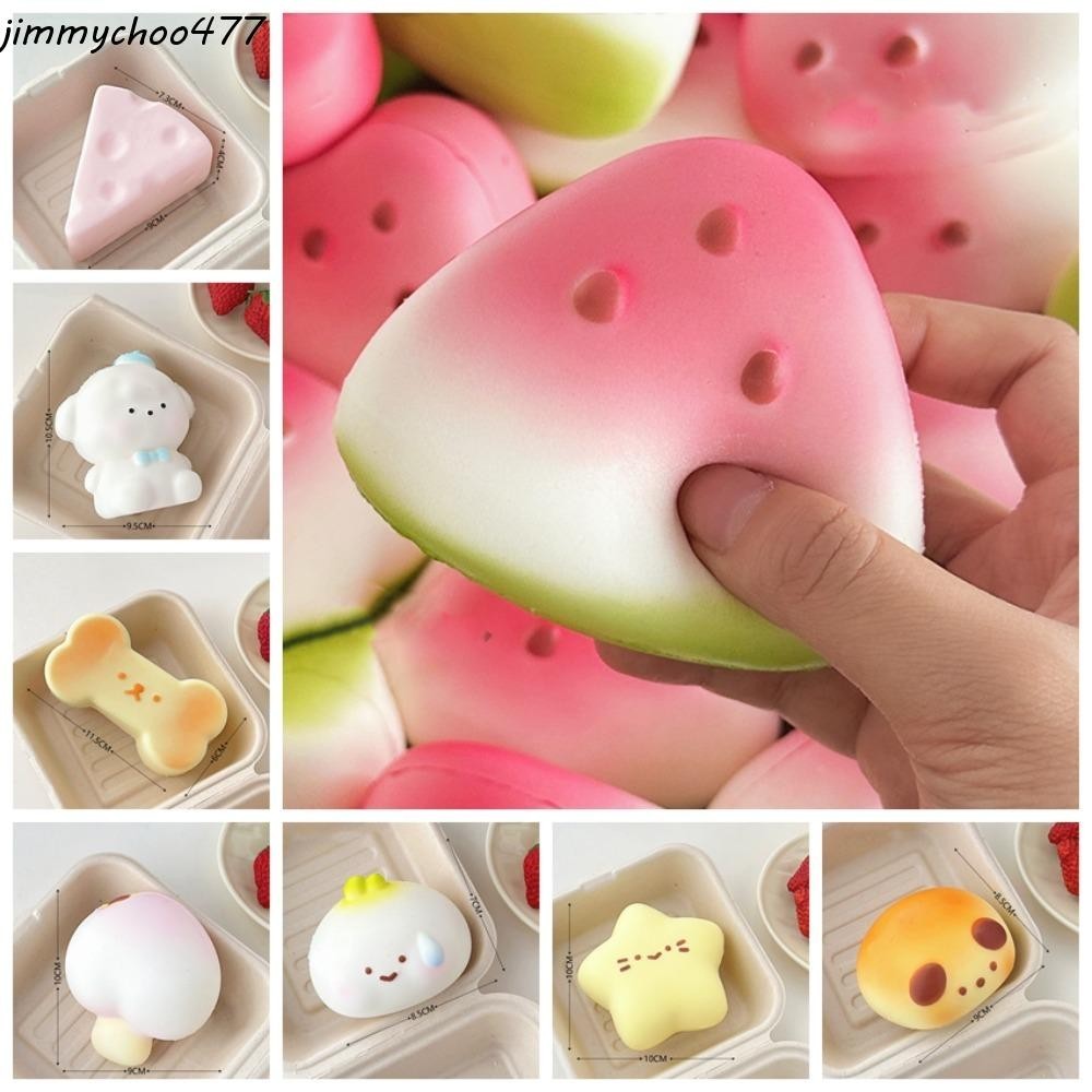 JIMMYCHOO Fruit Squeeze Toy, Simulated Fruit Food Cartoon Fidget Toy ...