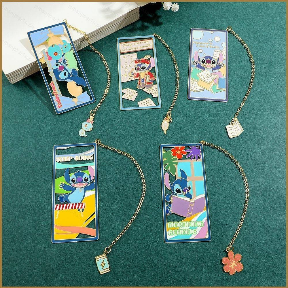 YC1 Cartoon Stitch Metal Skeleton Bookmark Gift For Girls Souvenirs ...