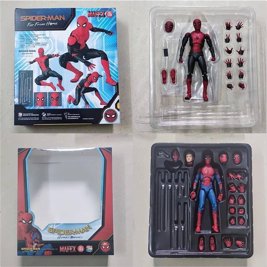 Movie Anime Mafex 113 103 Hero Expedition Spider-Man Upgrade Battle ...