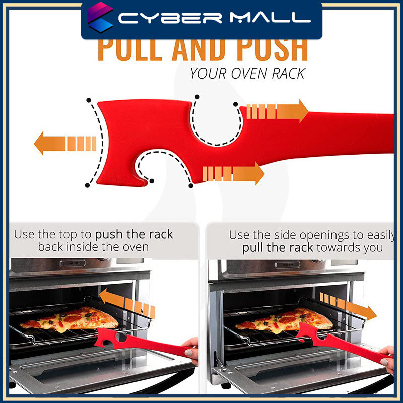 Oven Push-pull Tool Baking Tool Oven Rack Push Pull Oven | Shopee ...
