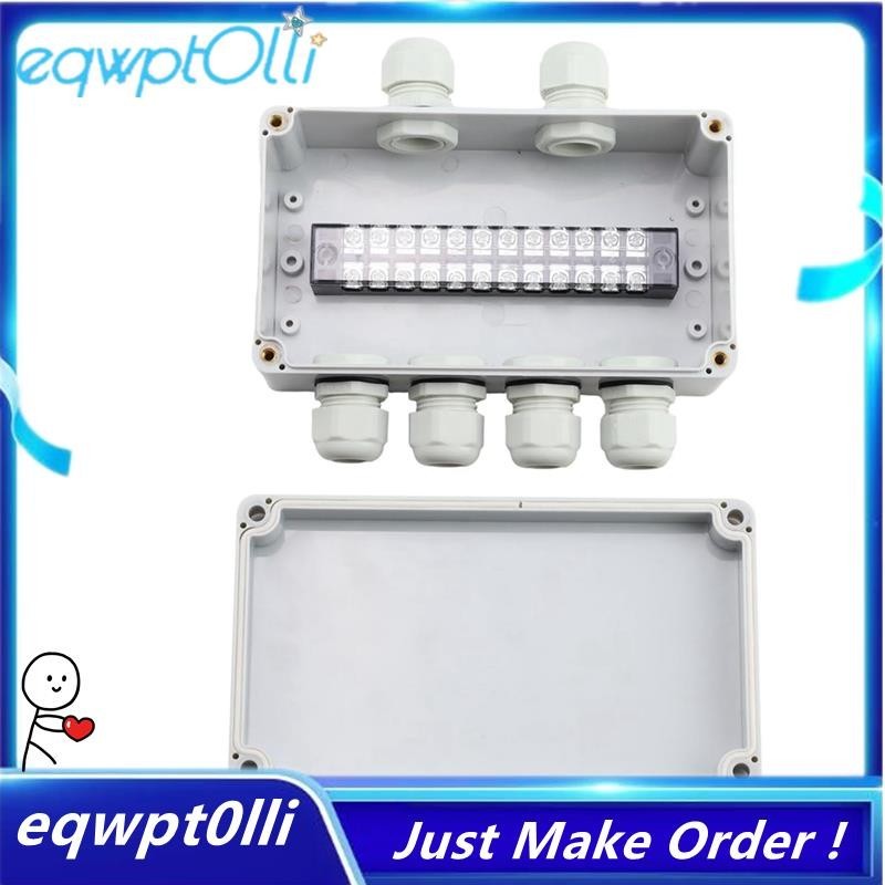^eQQ^1 Piece IP66 Waterproof Junction Box White 2 in 4 Out Waterproof ...