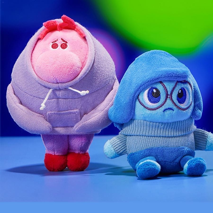Inside Out 2 Plush Keychain Disney Sadness Dolls Pendant Children ...