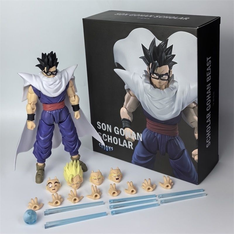 Ct Toys Shf Dragon Ball Z Scholar Gohan Action Figure S.H.Figuarts ...
