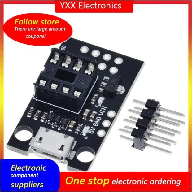 Attiny13a/attiny25/attiny45/attiny85 Pluggable Development Programming ...
