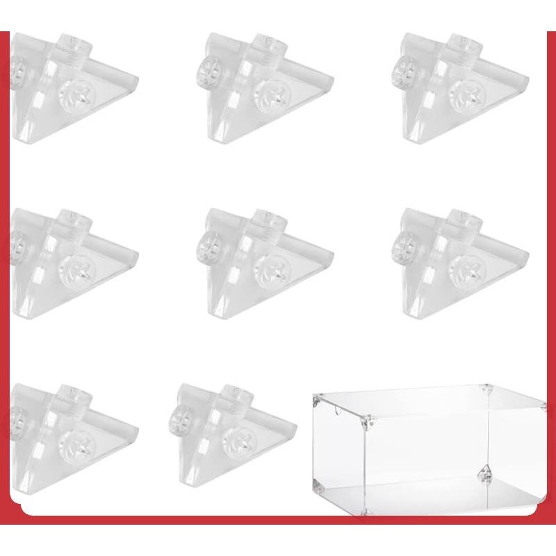 Acrylic Box Clear Display Case Angle Brackets Table Corner Protectors ...