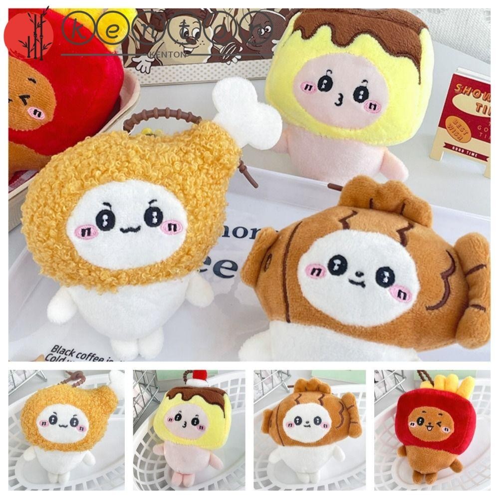 KENTON Anime Chiikawa Keychain, French Fries Pudding Chiikawa Plushies ...