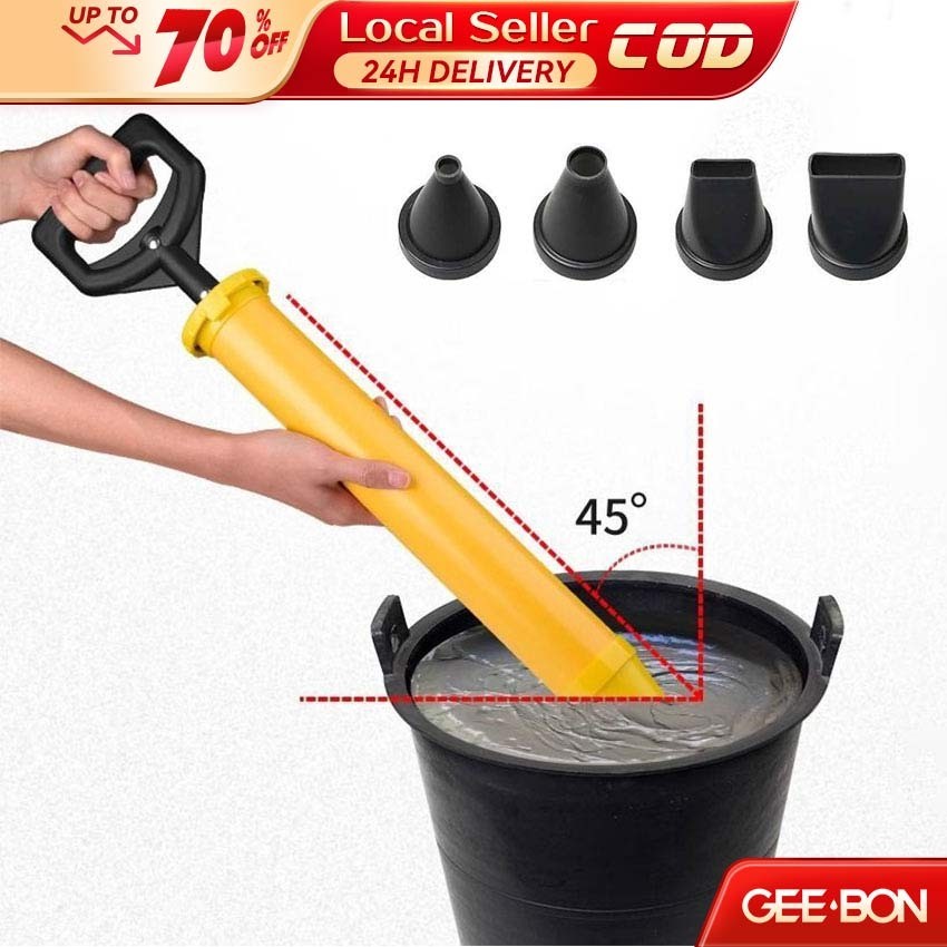 GEEBON Caulking Gun Cement Lime Pump Grouting Sprayer Applicator Grout ...