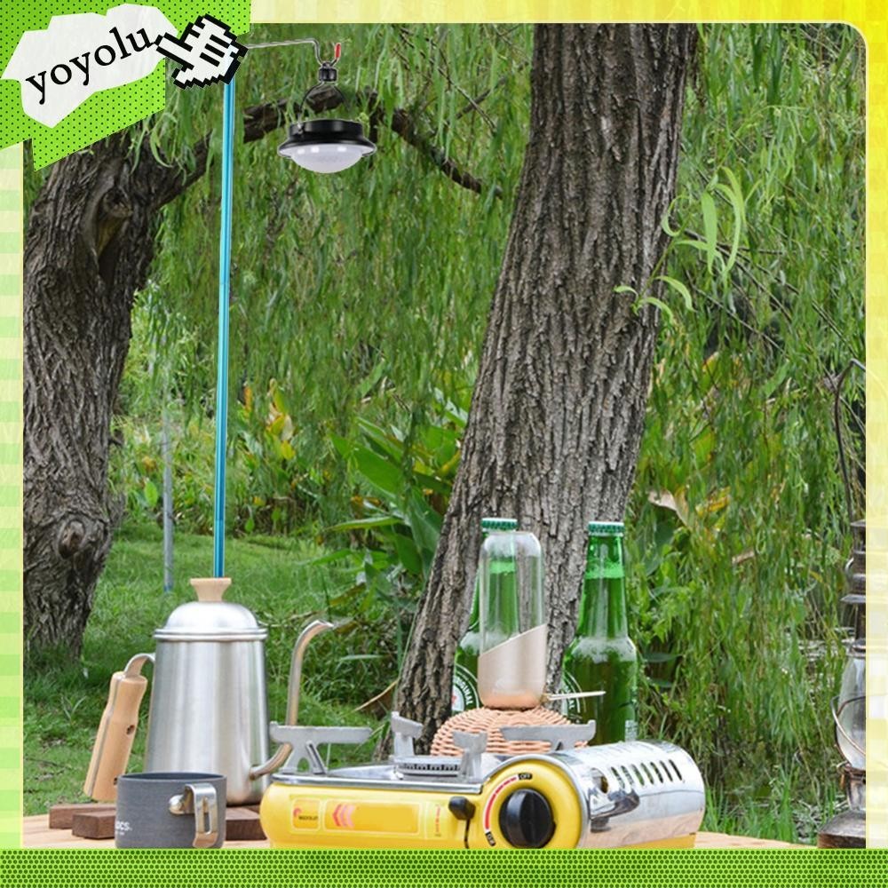 Outdoor Camping Portable Folding Lamp Bracket Pole Tent Hanging Light ...