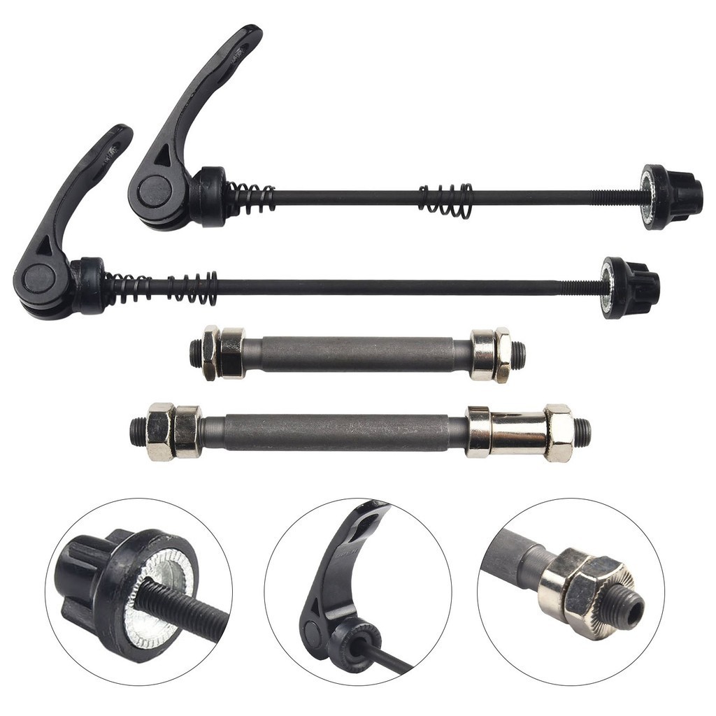 ⭐ Hot selling ⭐ MTB Bike Bicycle Wheel Hub Axle Front Rear Hollow With ...