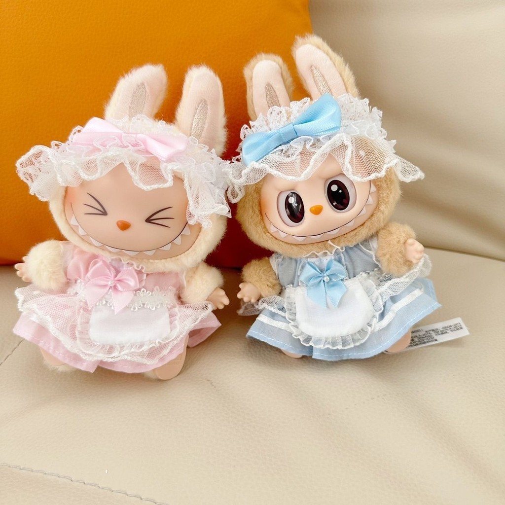 Only Clothes] labubu Sitting Party Doll Clothes Maid Skirt Suit Pendant ...