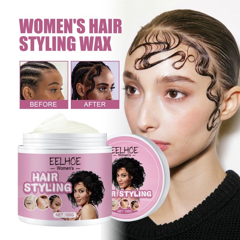 Natural Hair Wax For Women Wig Professional Hair Styling Cream Fixed ...