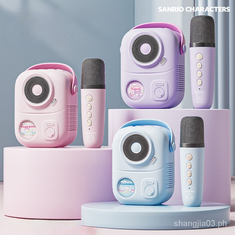 Sanrio K08 Wireless Bluetooth 5.3 Speaker Set With Microphone Kuromi ...