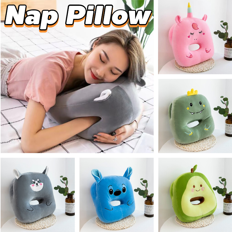 Cute Cartoon Office Nap Pillow Travel Neck Nap Pillow Ergonomics Office ...