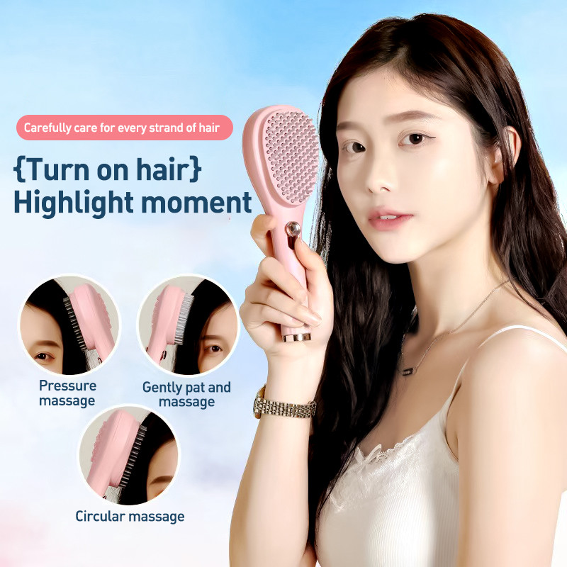 Upgraded retractable massage comb magic comb hair cleaning does not ...