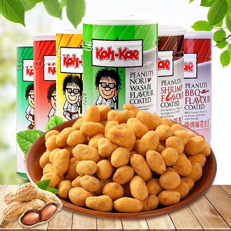 Thailand Imported Big Brother Peanut Beans Mustard Flavor Barbecue ...