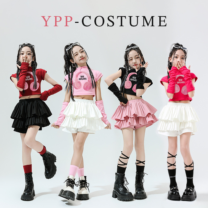 Ready Stock Jazz Dance Costumes / Children's Catwalk Cropped Navel Set ...