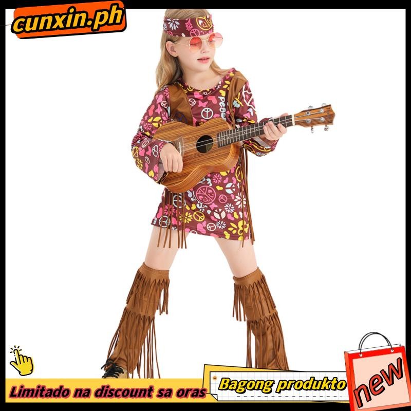 ShiningStars Children Girl Retro 60 70s Disco Dazzler Costume Sparkle ...