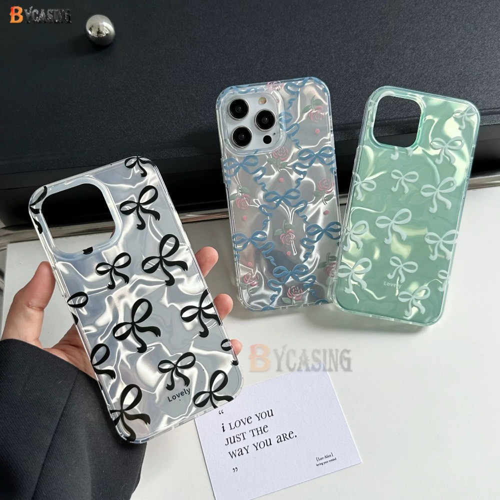 Water Waves Laser IMD Case for iPhone 11 16 15 Pro Max 14 Plus 7Plus 12 ...