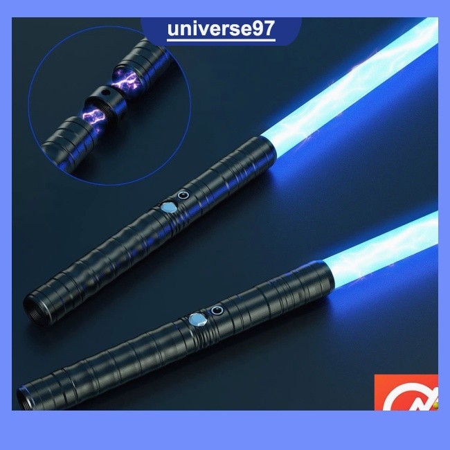PING Lightsaber Metal Sword rechargeable role play RGB 2 pieces can ...