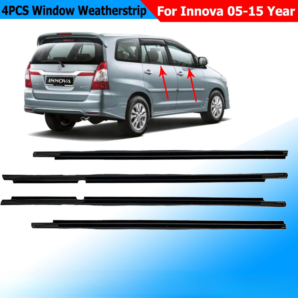 Universal Toyota Innova 2005-2015 Car Door Window Weatherstrips Trim ...