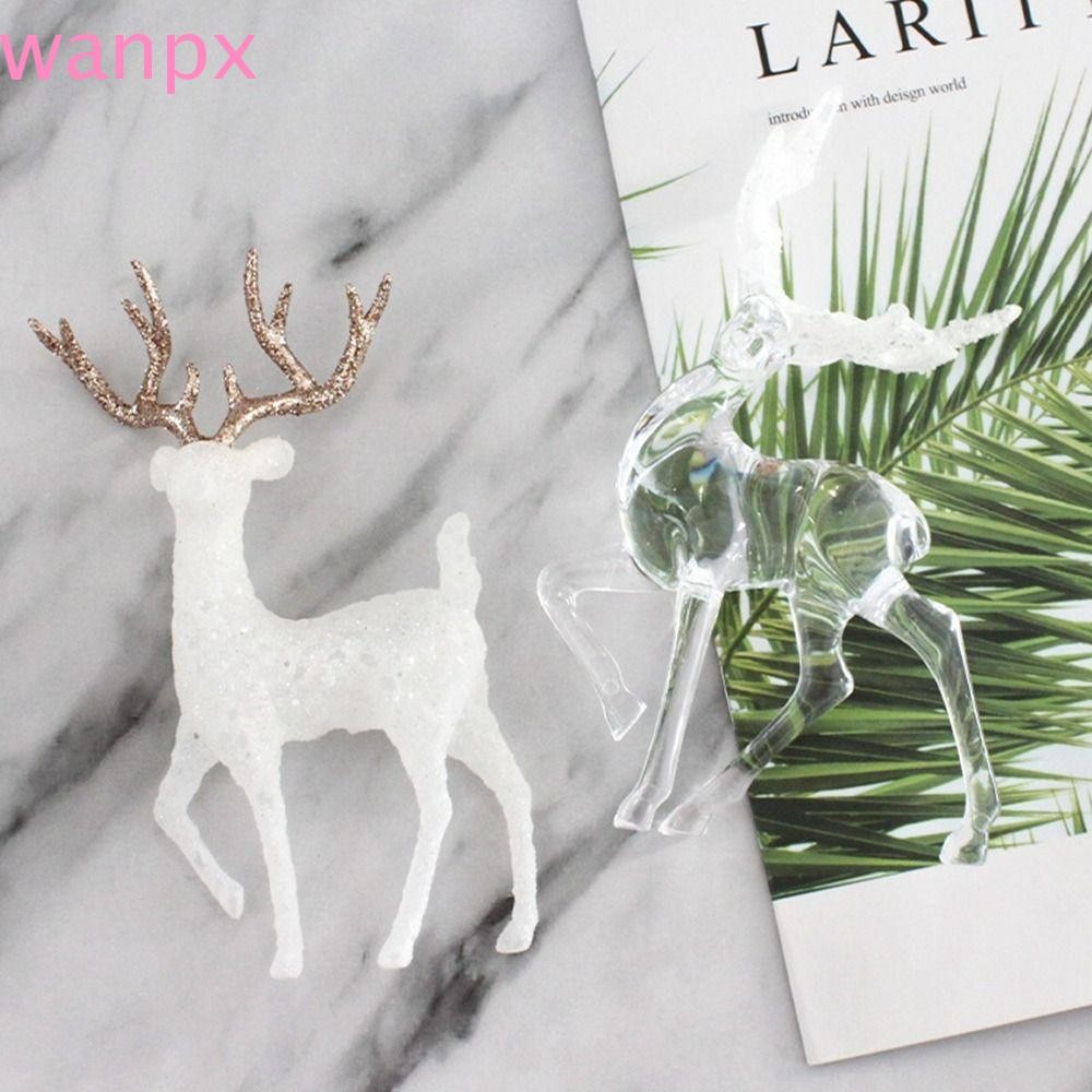 WANPX Sika Deer Statue, Easy to Install Handmade Elk Miniatures ...