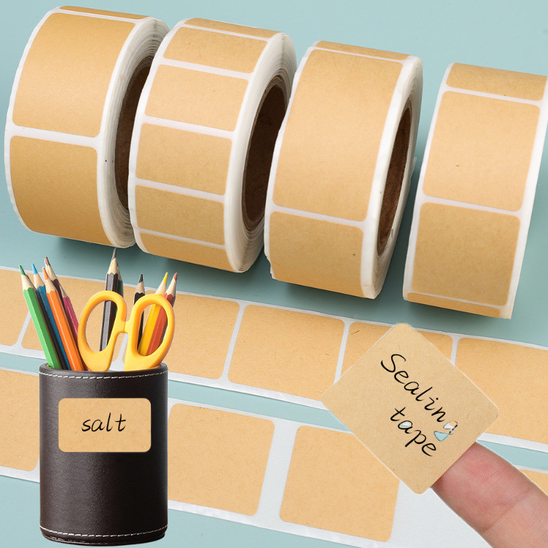 School Office Stationery Classification Stickers Spice Food Jar Name ...