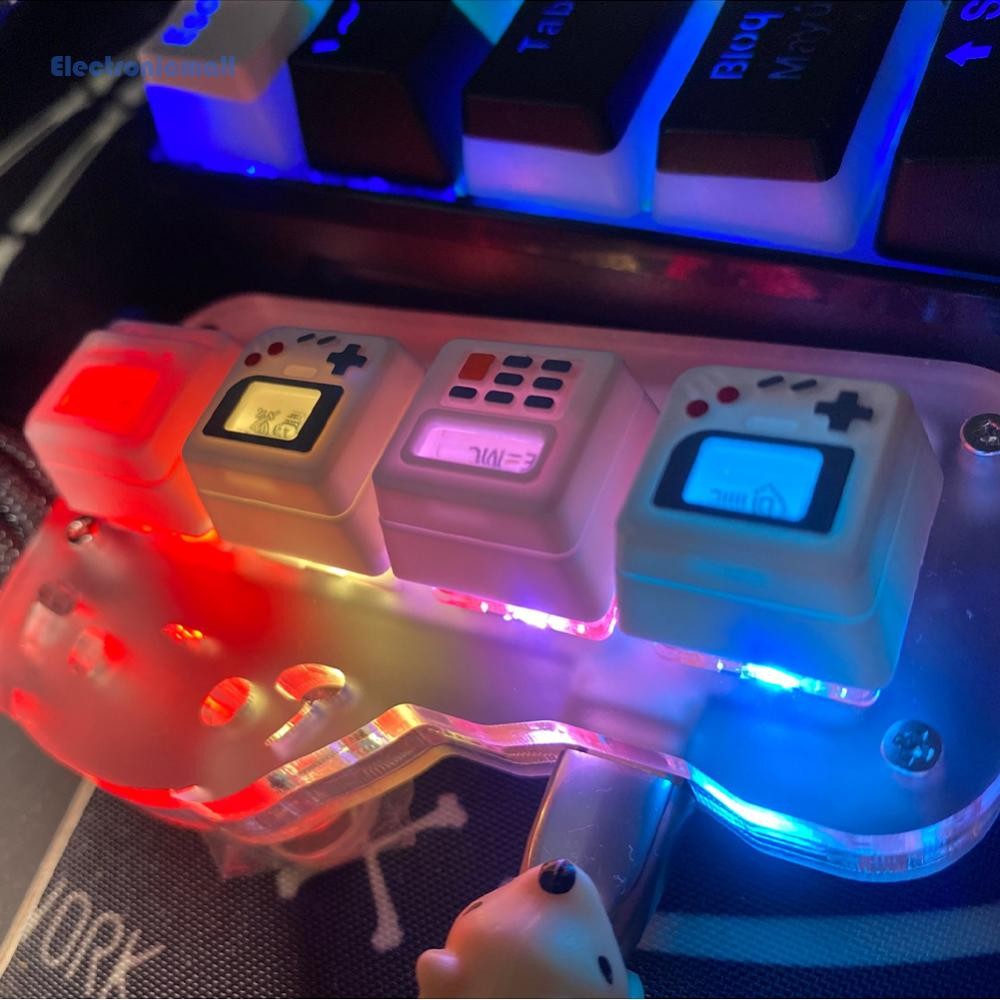 3 in 1 Key Tab Keycap Light-transmitting Retro Key Cap for Mechanical ...