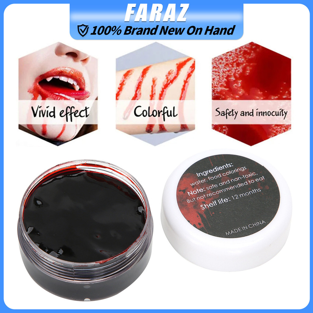 Fake Blood Decorations Wounds Cosplay Party Body Paint Ultra-realistic ...