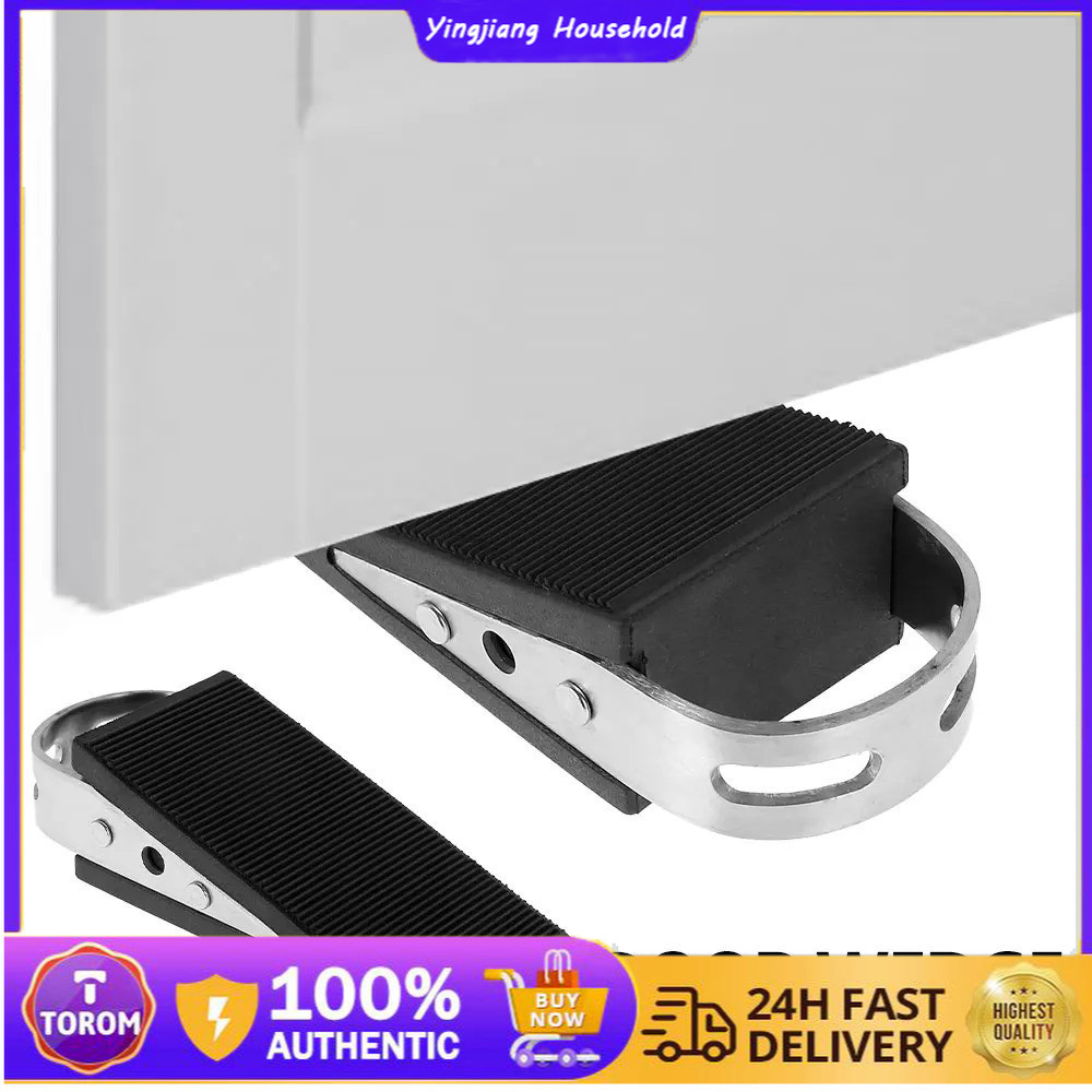 Storm Door Stop Wedge Anti-slip Heavy Duty Safety Silicone Rubber ...