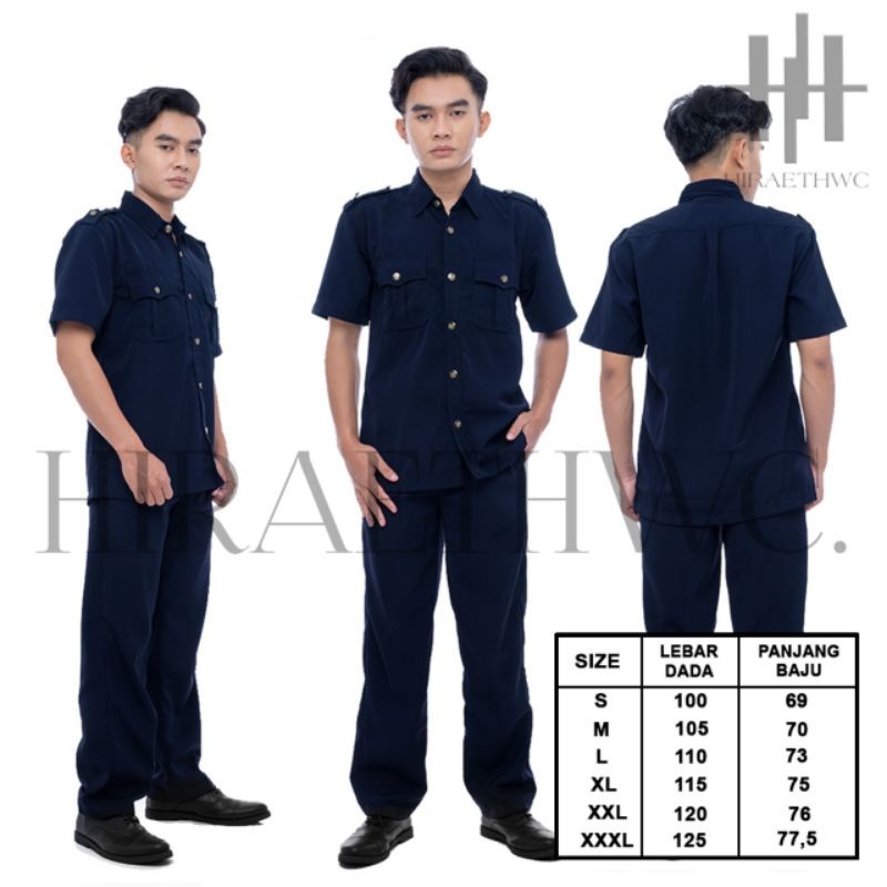 Sragam Short Sleeve Safari Uniform/Paspampres Uniform/Driver Uniform ...