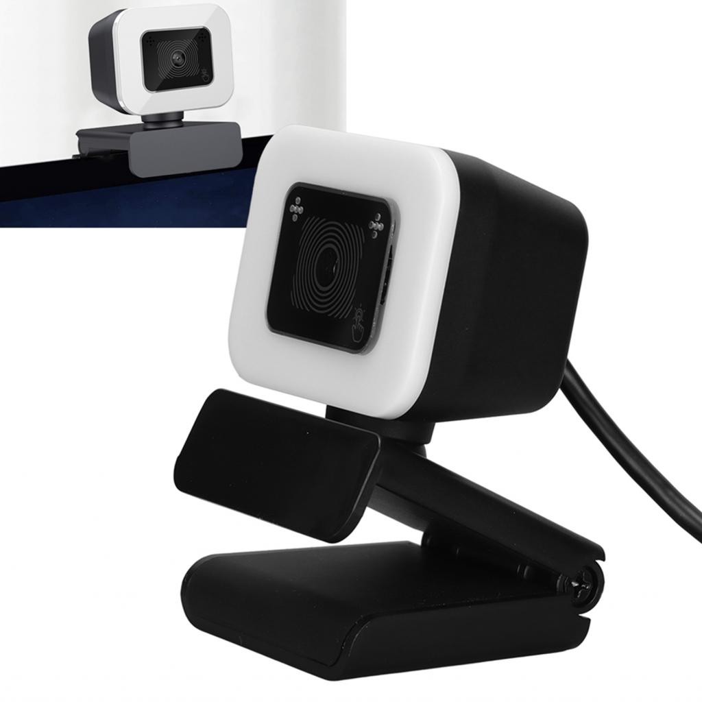 Apill HD 2K Webcam for Streaming Web Camera Adjustable Touch Light ...