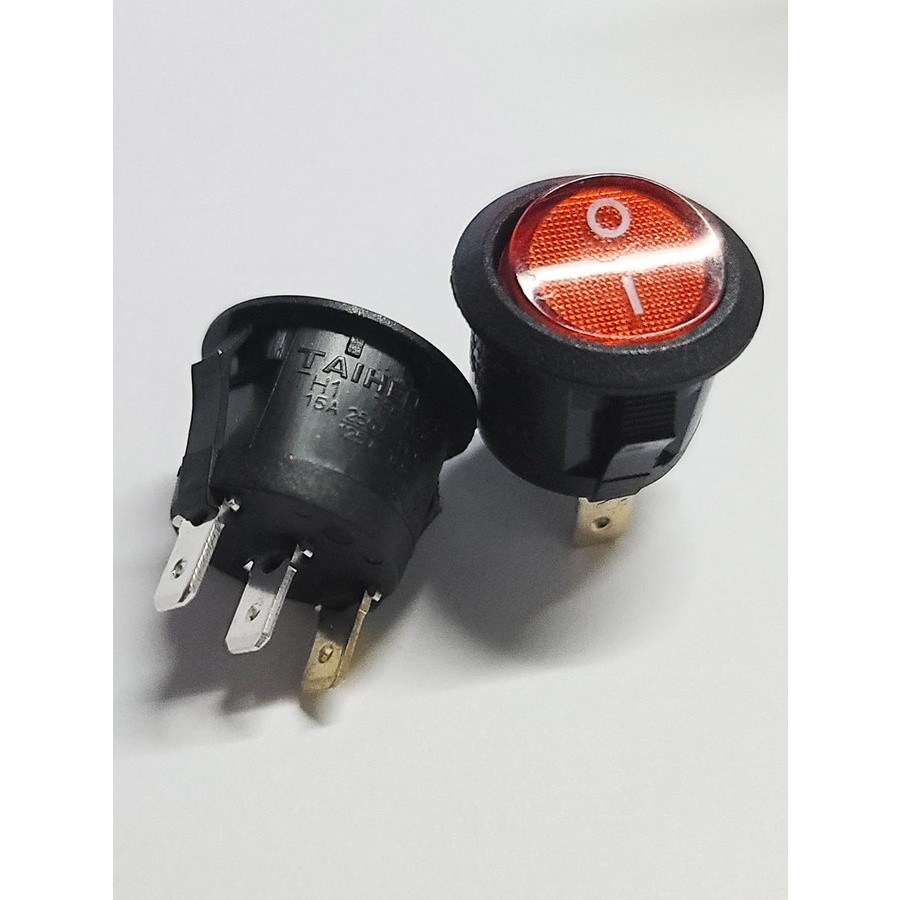 TAIHENG high current 15A round boat switch 3 feet 2 gears with light ...