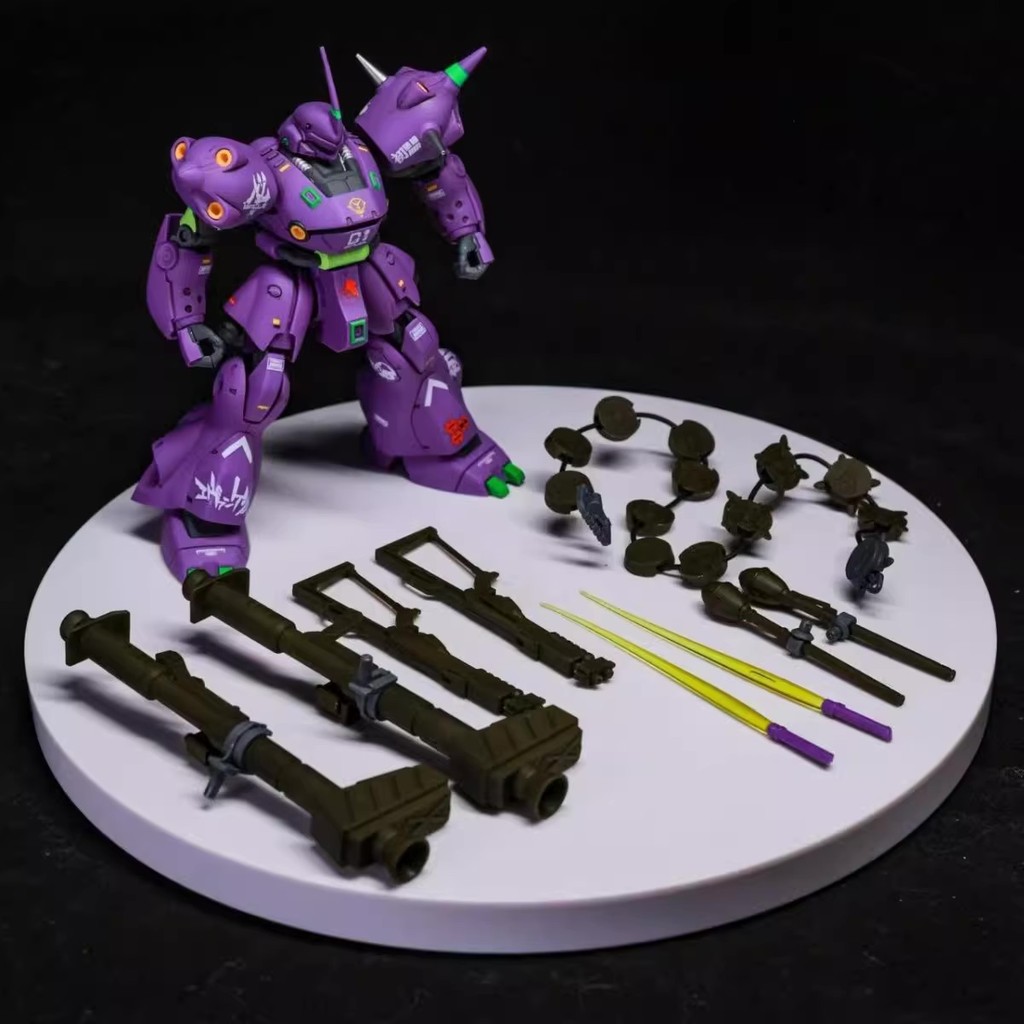 Gundam HG Kampfer Purple custom color MS-18E HGUC Fighter with water ...