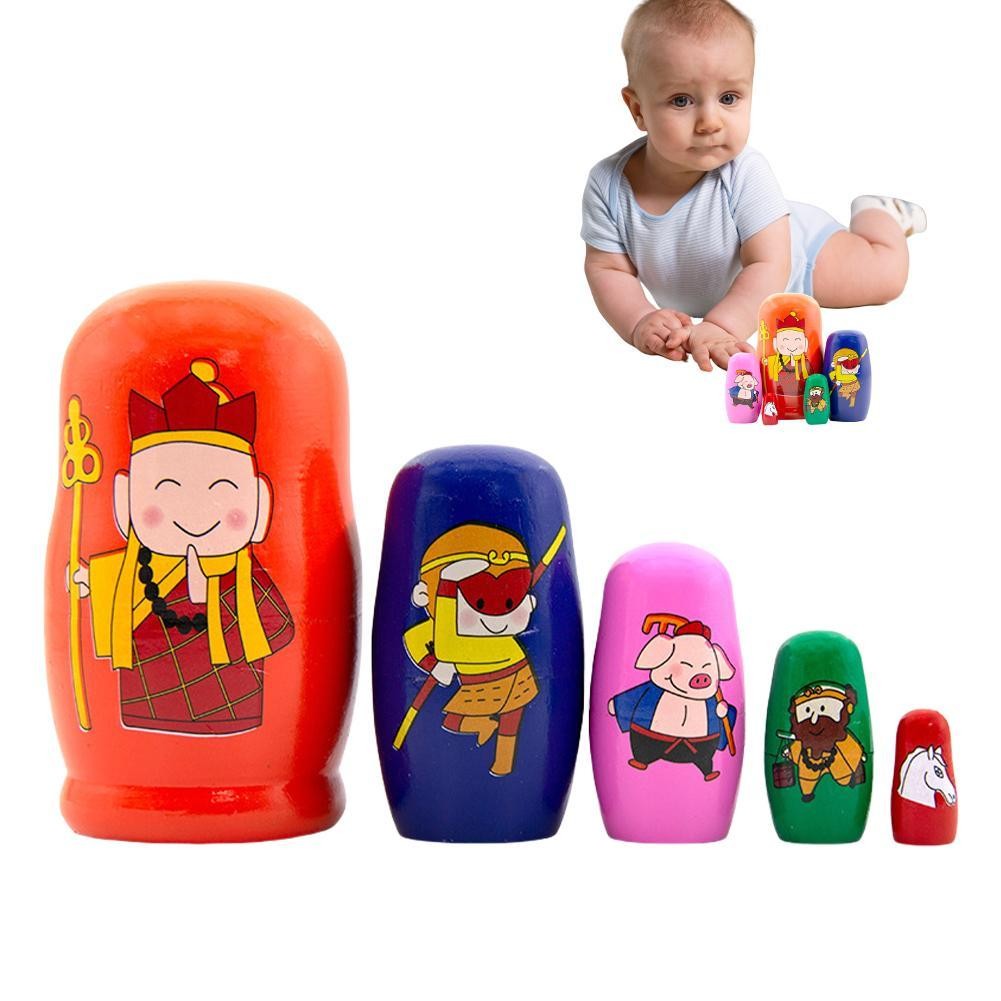 Sun Wukong Russian Nesting Dolls Matryshoka babushka Kids Gift huizoph ...