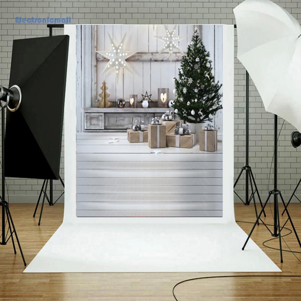 3*5FT Christmas Tree Backdrop Vinyl Studio Photography Background Photo ...
