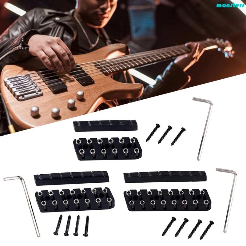 Mon Electric Guitar Lock Nut Metal Camel Bone Guitar String Locking Nut ...