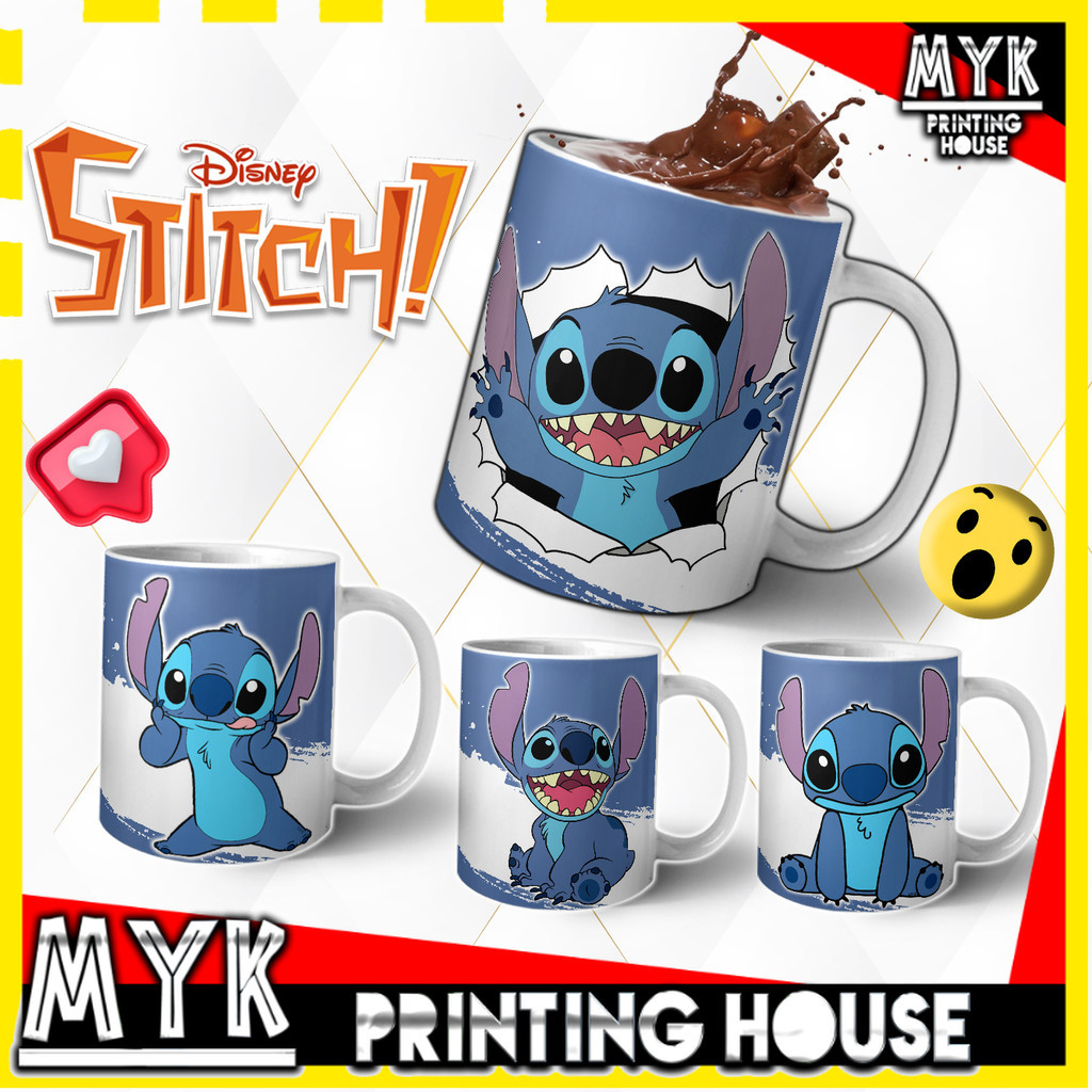 STITCH DISNEY CHARACTER ANIME MUG DESIGN | Shopee Philippines