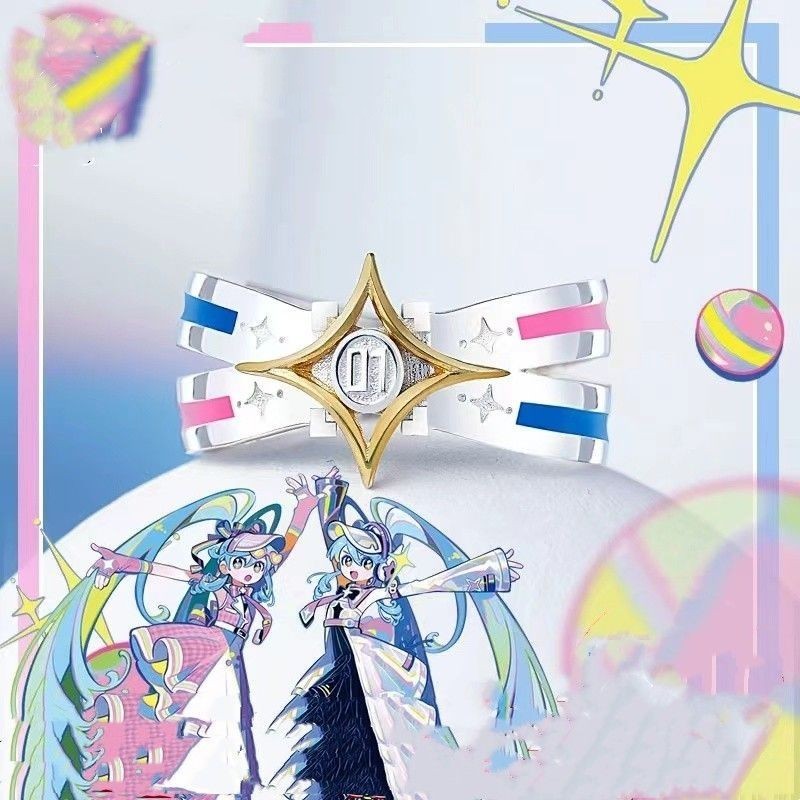 New Hatsune Miku ring miku limit ring Sending off girlfriend gift ...
