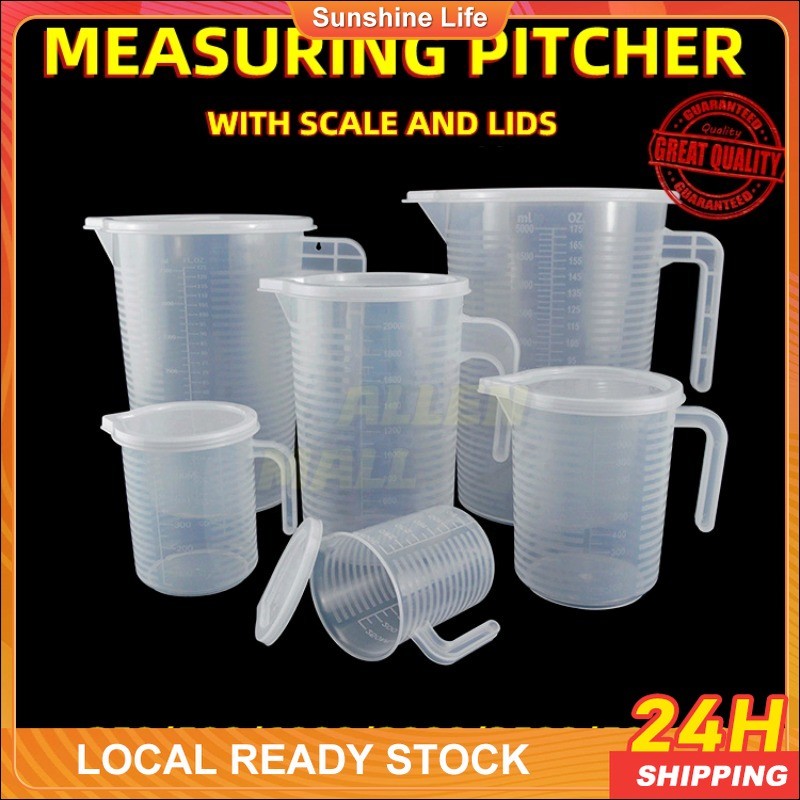 Measuring Pitchers With Lids/Measure Jug With Scale/Liquid Cup ...