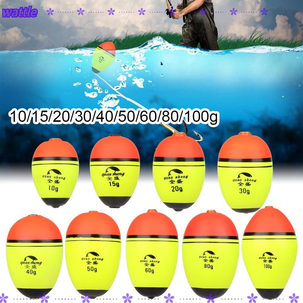 WATTLE High Quality Ball Boia Long/oval Bobber Fishing Float Cat fish ...