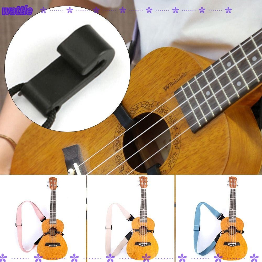 WATTLE Ukulele Strap 7 colors Sling With Hook Nylon Musical Instrument ...