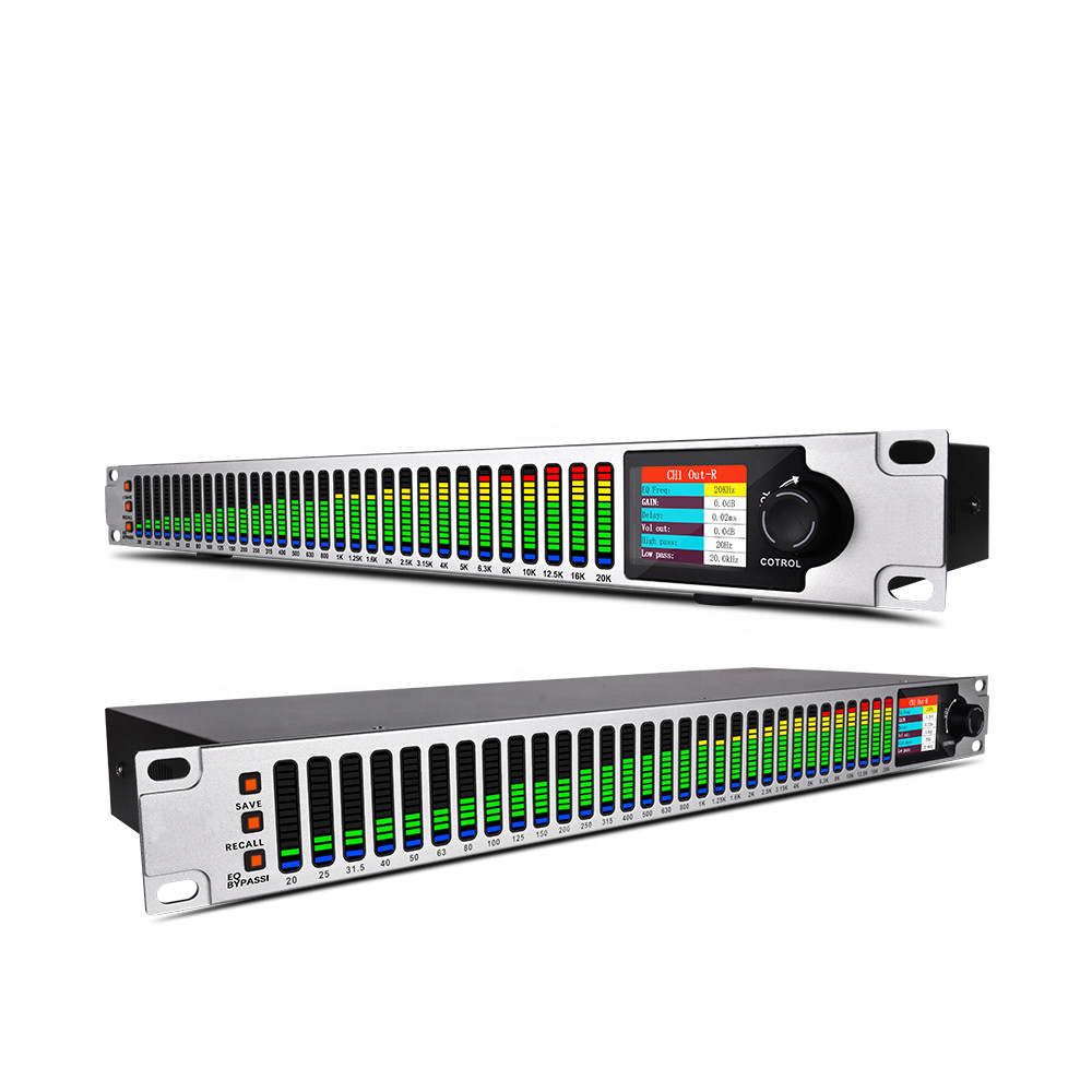31 Band Stereo Graphic DSP Professional Digital Audio Equalizer DJ ...