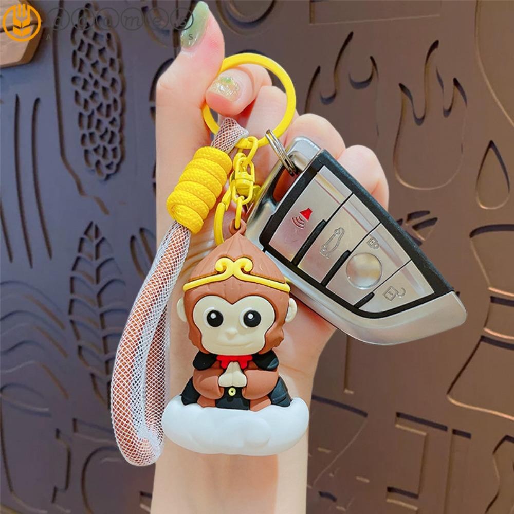 ADAMES Black Myth Wukong Keychain, Monkey King Collection Monkey Resin ...